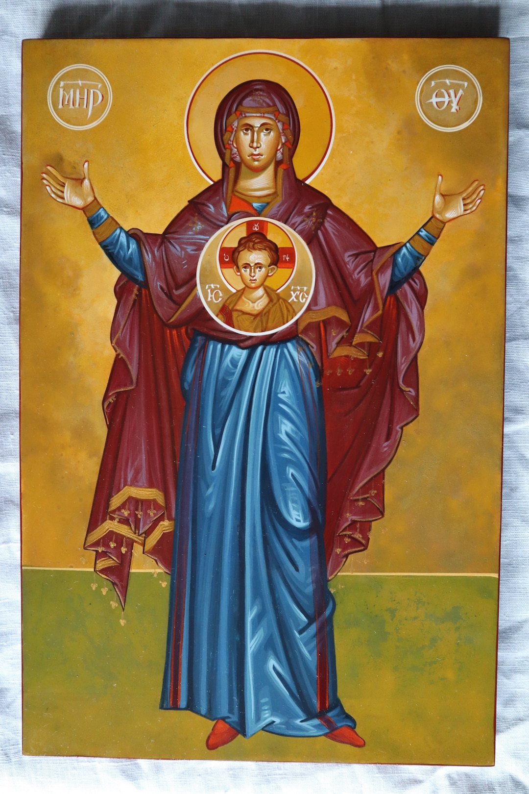 Theotokos Orans Icon - Etsy