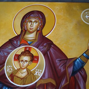Theotokos Orans Icon - Etsy