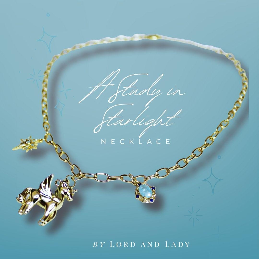 A Study in Starlight Necklace | Gold-filled Celestial Charm Necklace ...