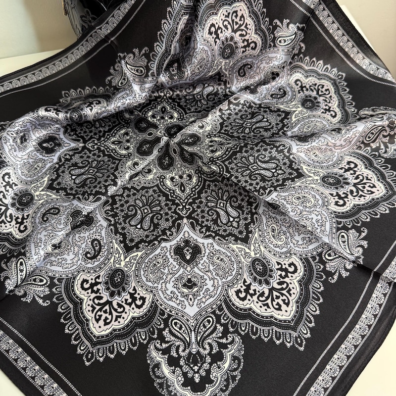 Square Silk Fashion Scarves - Etsy UK