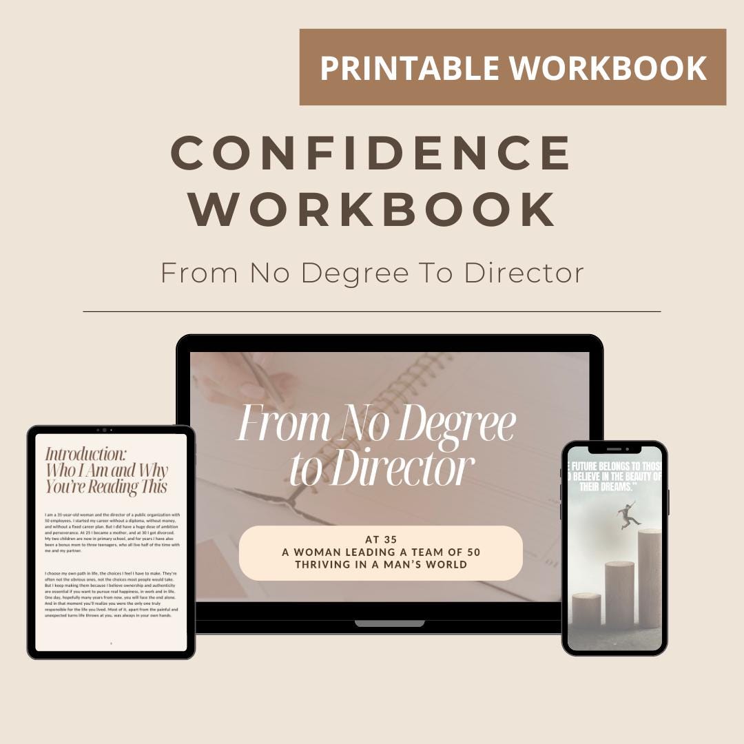 Confidence Workbook for Women Printable PDF Career Clarity Self ...