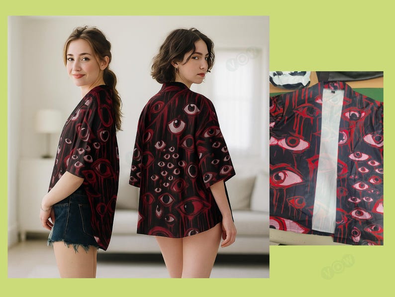 Unisex Kimono Robe PDF Sewing Pattern, Yukata Style Loungewear ...