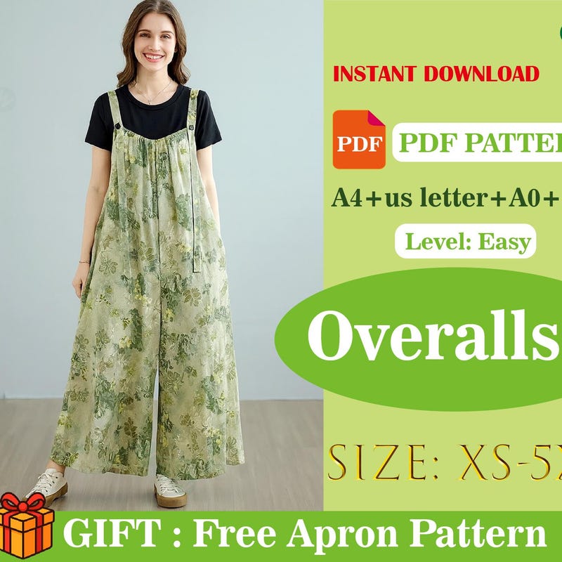 Casual Overall Pattern - Etsy
