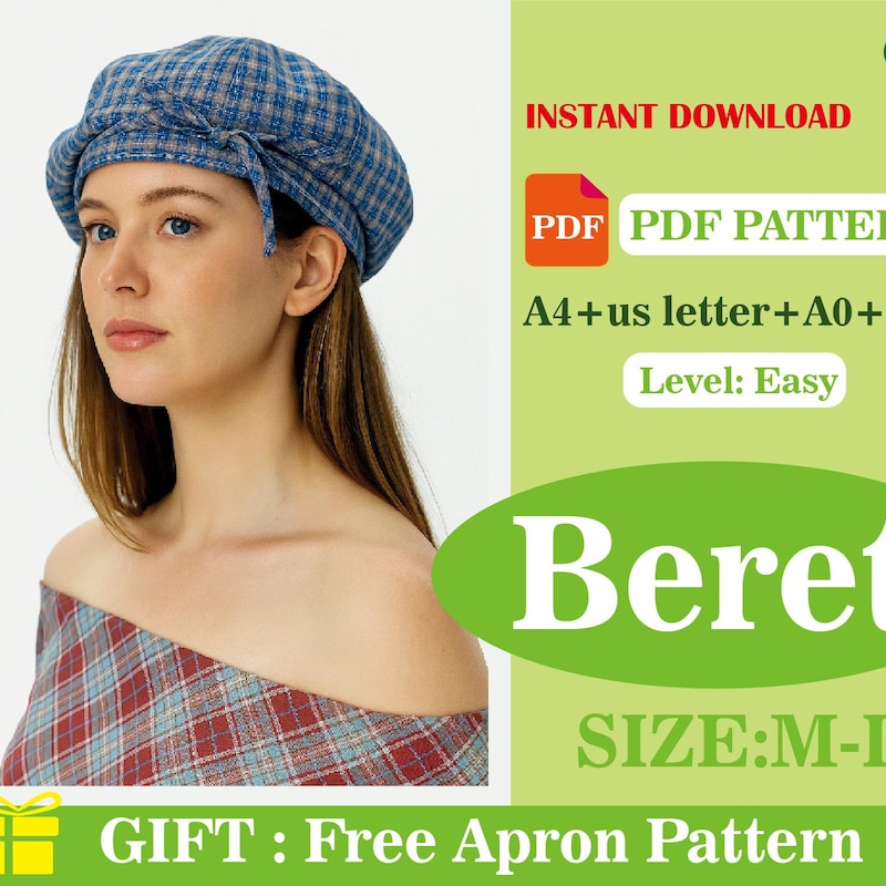 Girls Beret Sew - Etsy