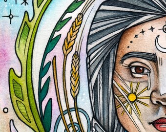 Art & Collectibles Ashnan original Watercolor etna.com.pe