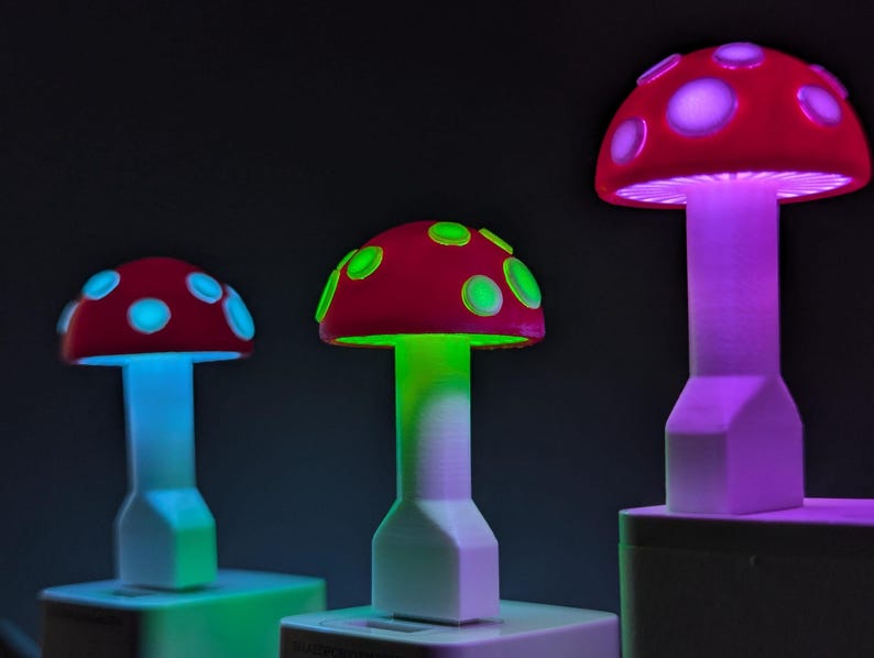 Mushroom Light (plugs Into USB Port) - Etsy