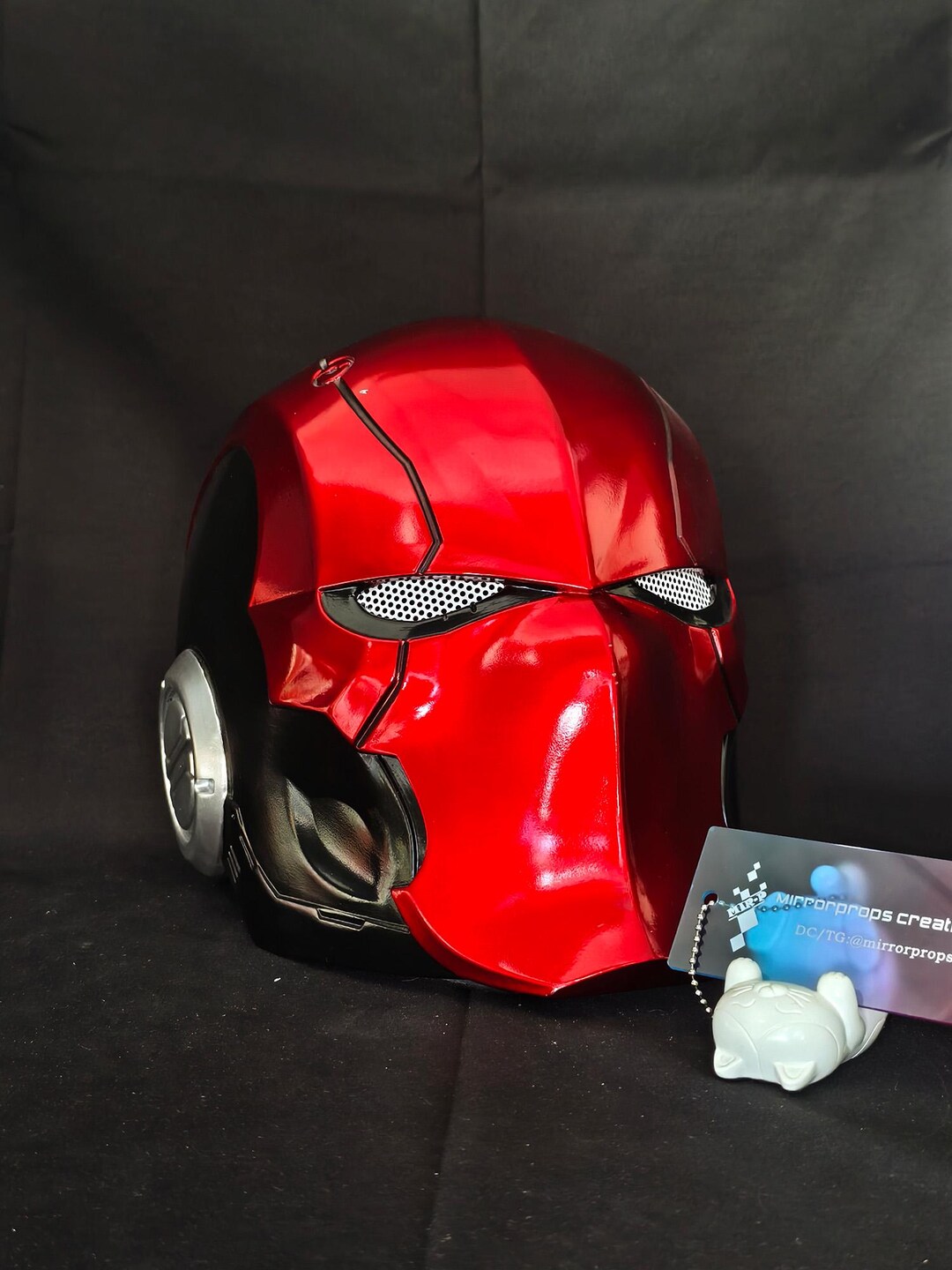 Red Hood Jason Todd Cosplay Helmet | From DC Comics / Arkham Knight ...