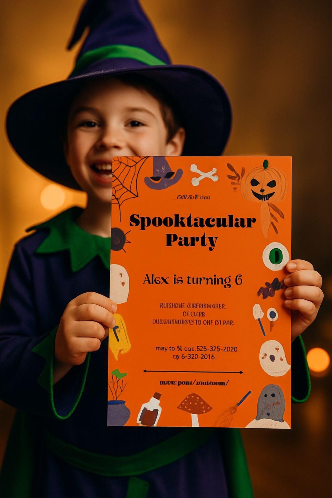 Spooktacular Birthday Invitation - Etsy