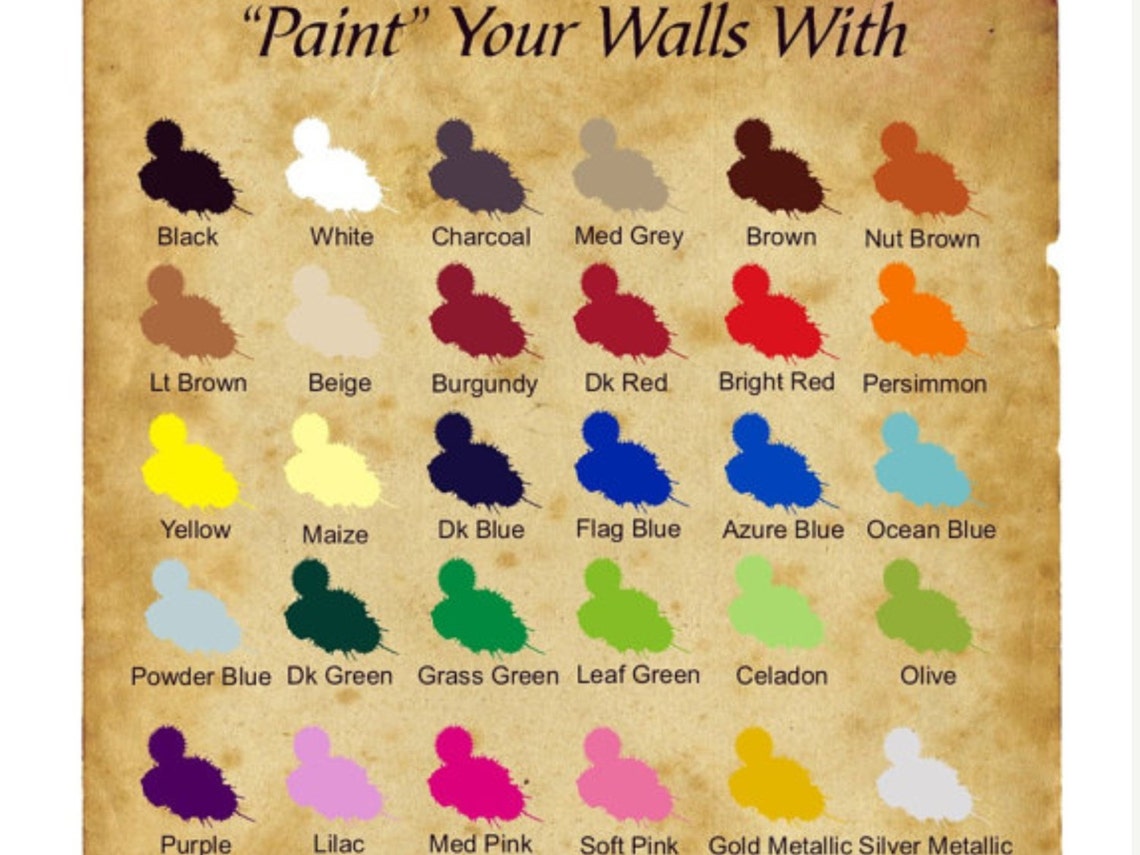 World Map Vinyl Decal Wall Mural Christmas Gifts - Etsy