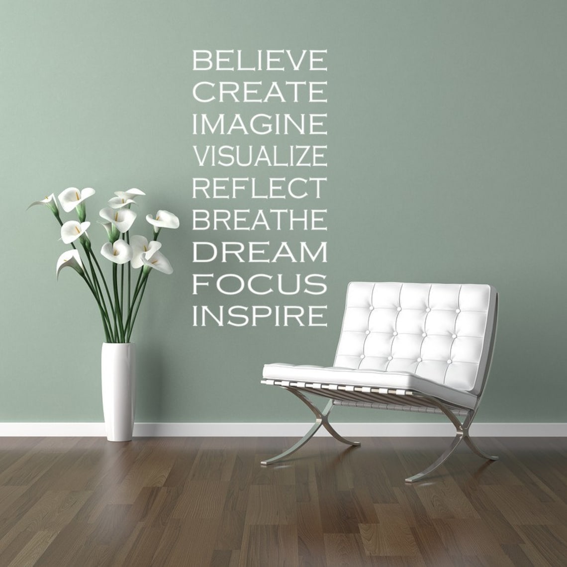 Words of Inspiration Wall Decal Positive Affirmations Decal - Etsy