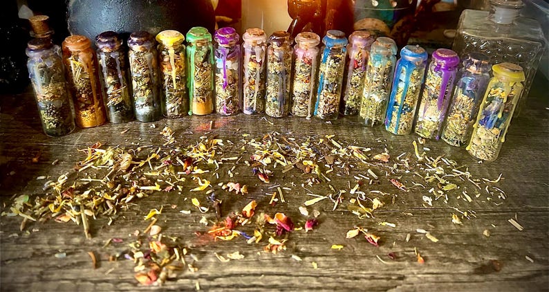 Black Hen’s Calm Nest – Anxiety Relief Spell Jar for Peace, Comfort ...