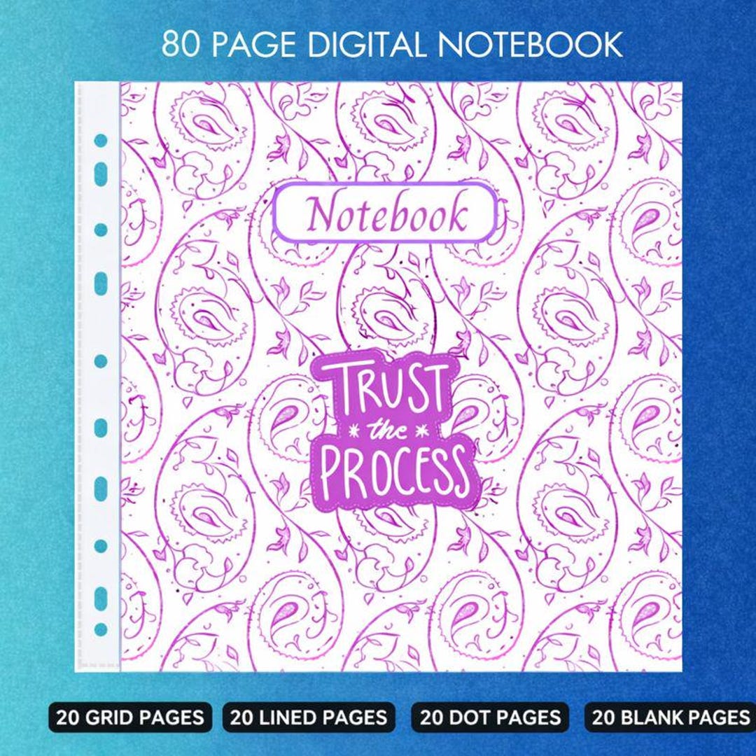 Notebook Cover Bundle | Digital, Printable (PDF Download, US Letter ...