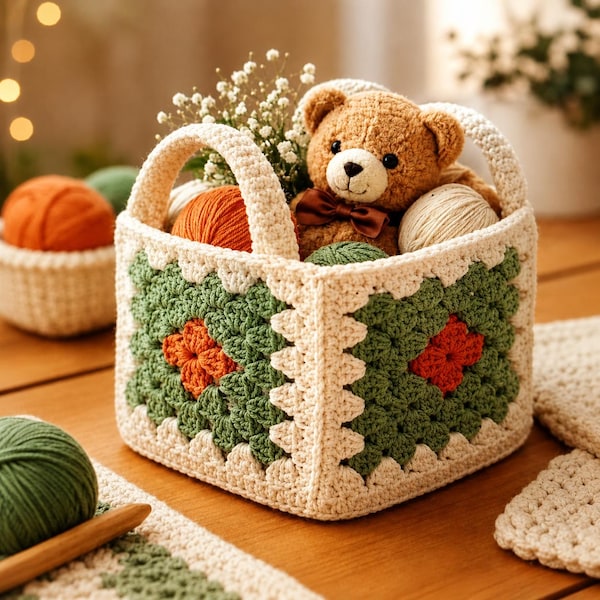 Granny Square Centerpiece - Etsy