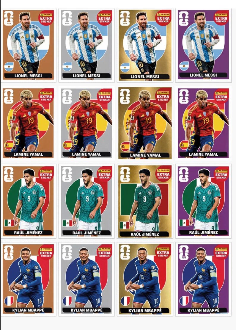 World Cup 2026 Sticker Album PDF, 980 Printable FIFA Stickers and Cards ...