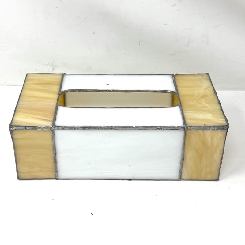 Stained Glass Tissue Box - Etsy