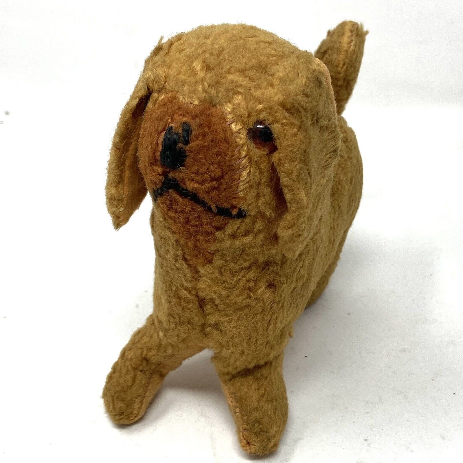 Vintage 1950s Brown Puppy Dog Plush Figure Stuffed Animal Possibly ...
