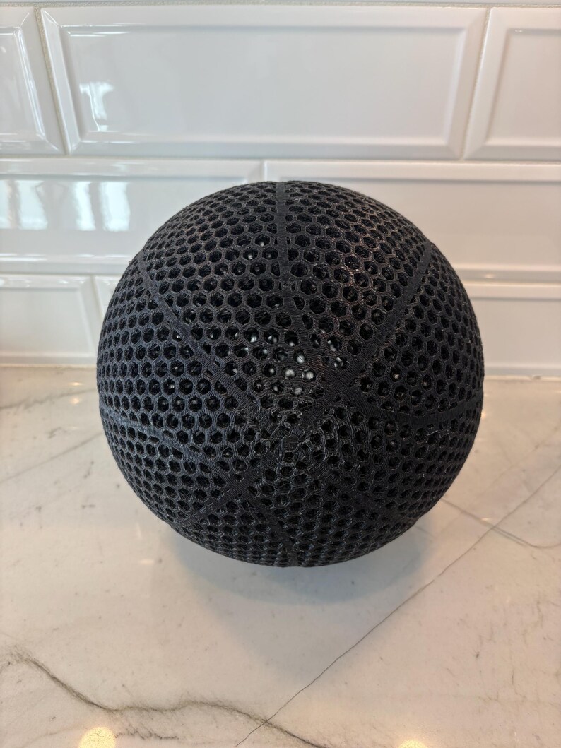 Airless Basketball Full Size | 3D Printed Basketball | No Air Needed ...