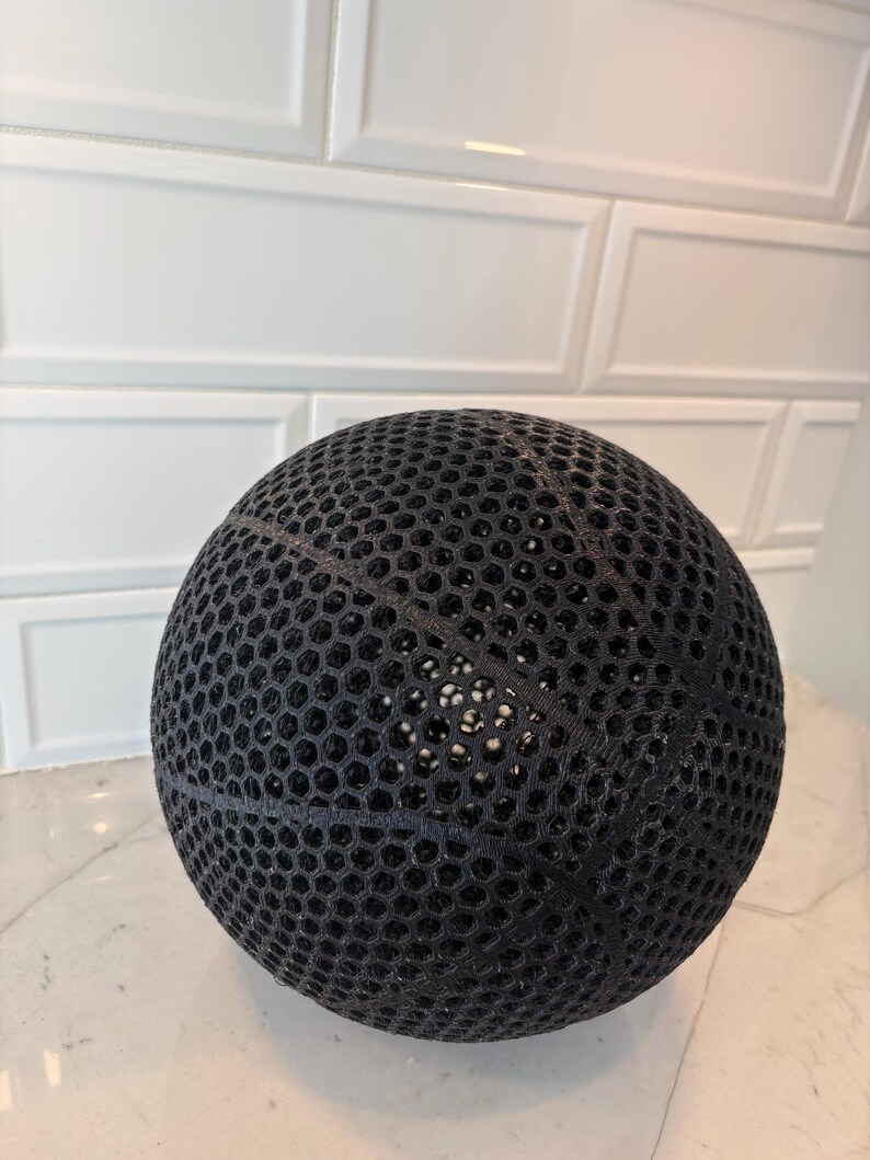 Airless Basketball Full Size | 3D Printed Basketball | No Air Needed ...