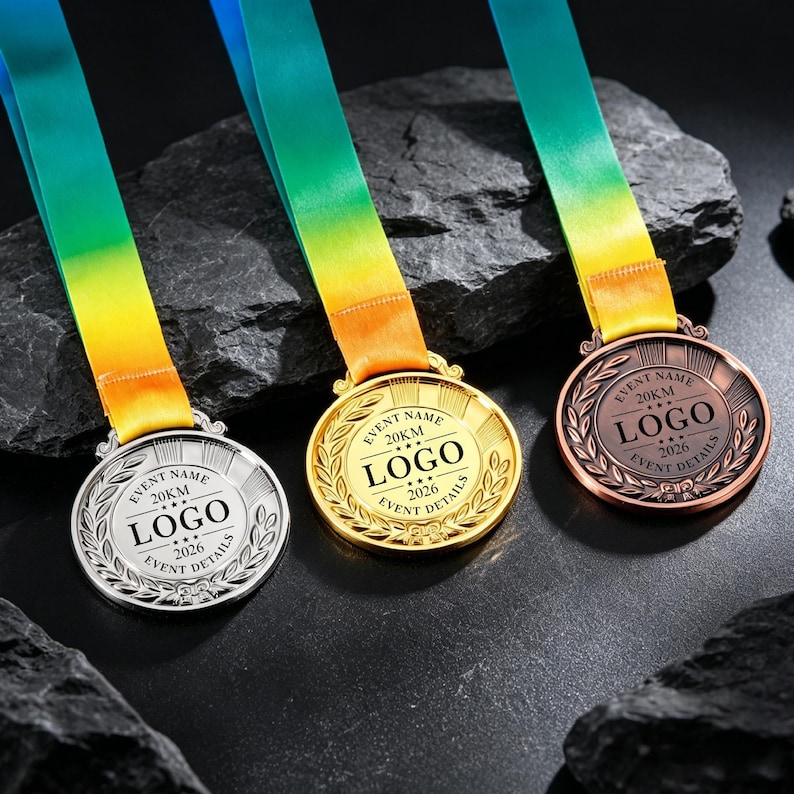 Custom Medals, Personalised Medal With Message /logo,custom Sport Medal ...