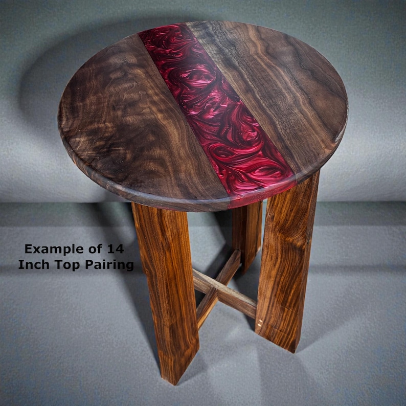 Solid Hardwood End Table Base | Sturdy Heirloom Table Legs | DIY Table ...