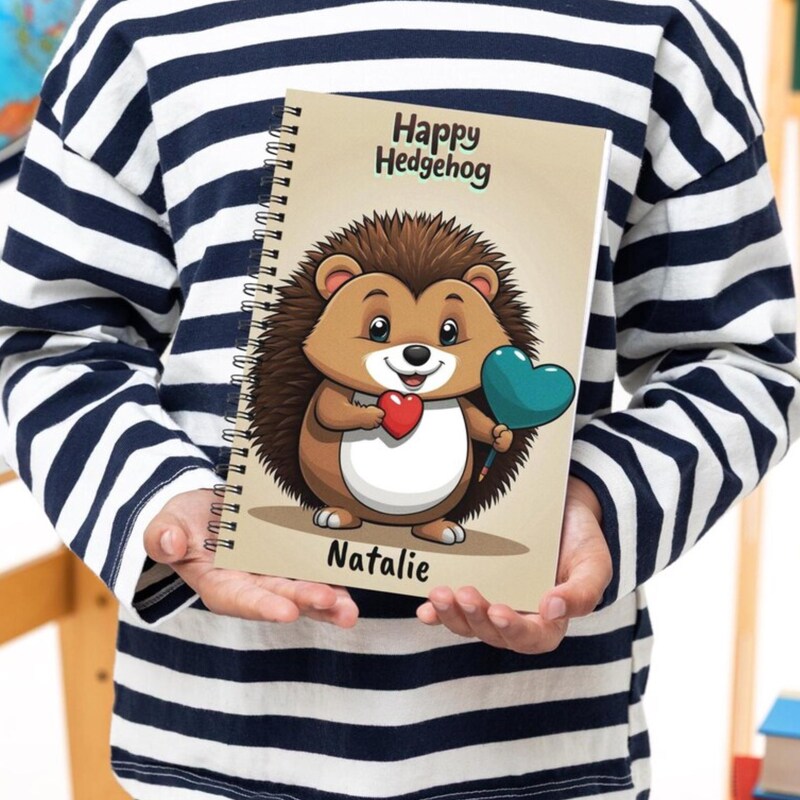Hedgehog Journal - Etsy