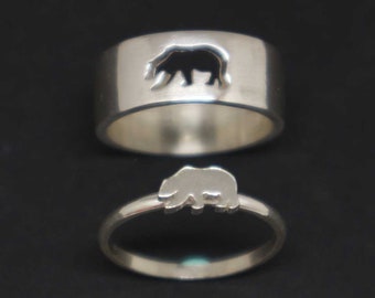 Bear Ring | Etsy