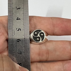 Silver Bdsm Triskelion Signet Ring for Men - Bdsm Jewelry, Submissive ...