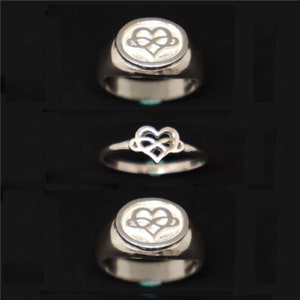 Silver Polyamory Throuple Ring - Polyamory Jewelry, Polyamorous ...