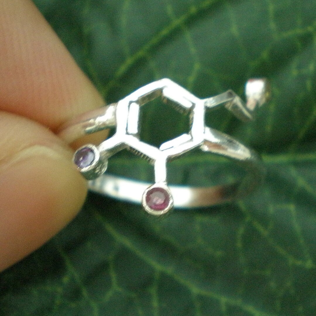 Dopamine Love Molecule Ring - Love, Science, Neurotransmitter ...