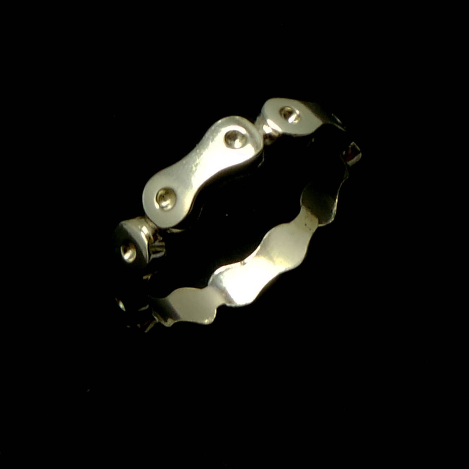 925 Silver Bicycle Chain Ring Bicycle Chain Jewelry Gift - Etsy