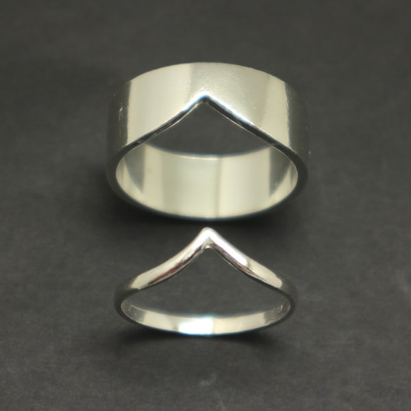 Chevron Ring - Etsy