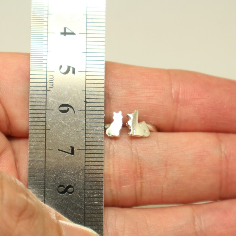 Fox Kissing Matching Ring for Couple Fox Jewelry His and - Etsy