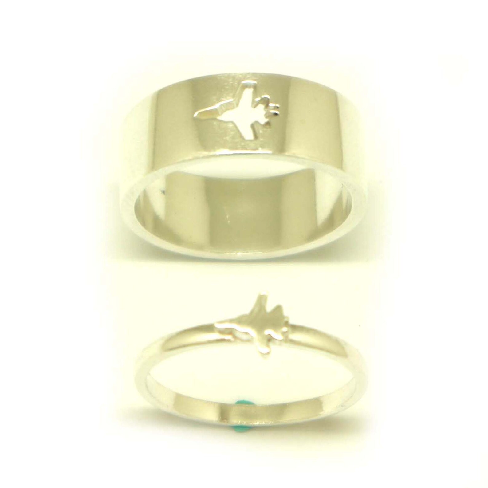 Military Airplane Promise Ring for Couple Deployment Gift | Etsy