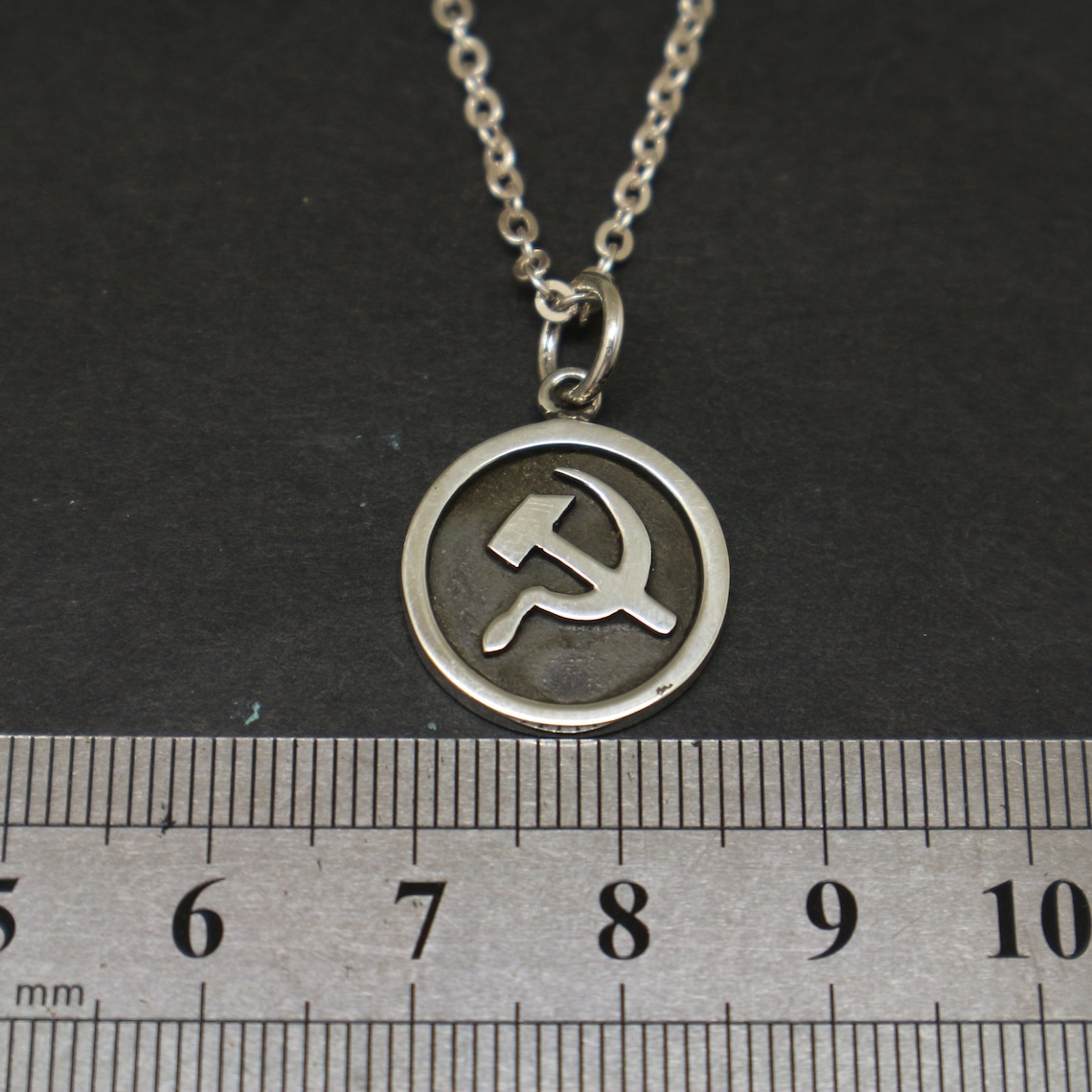 Silver Communist Necklace Pendant for Couples - Etsy