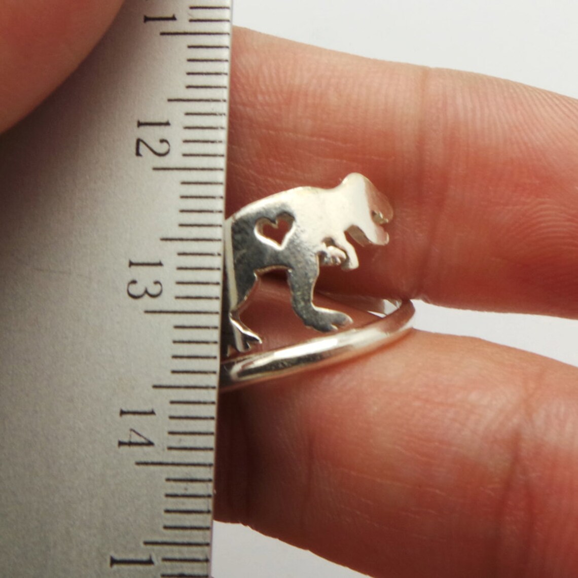 Tyrannosaurus Dinosaur Ring in Silver T Rex Dinosaurios Dino - Etsy