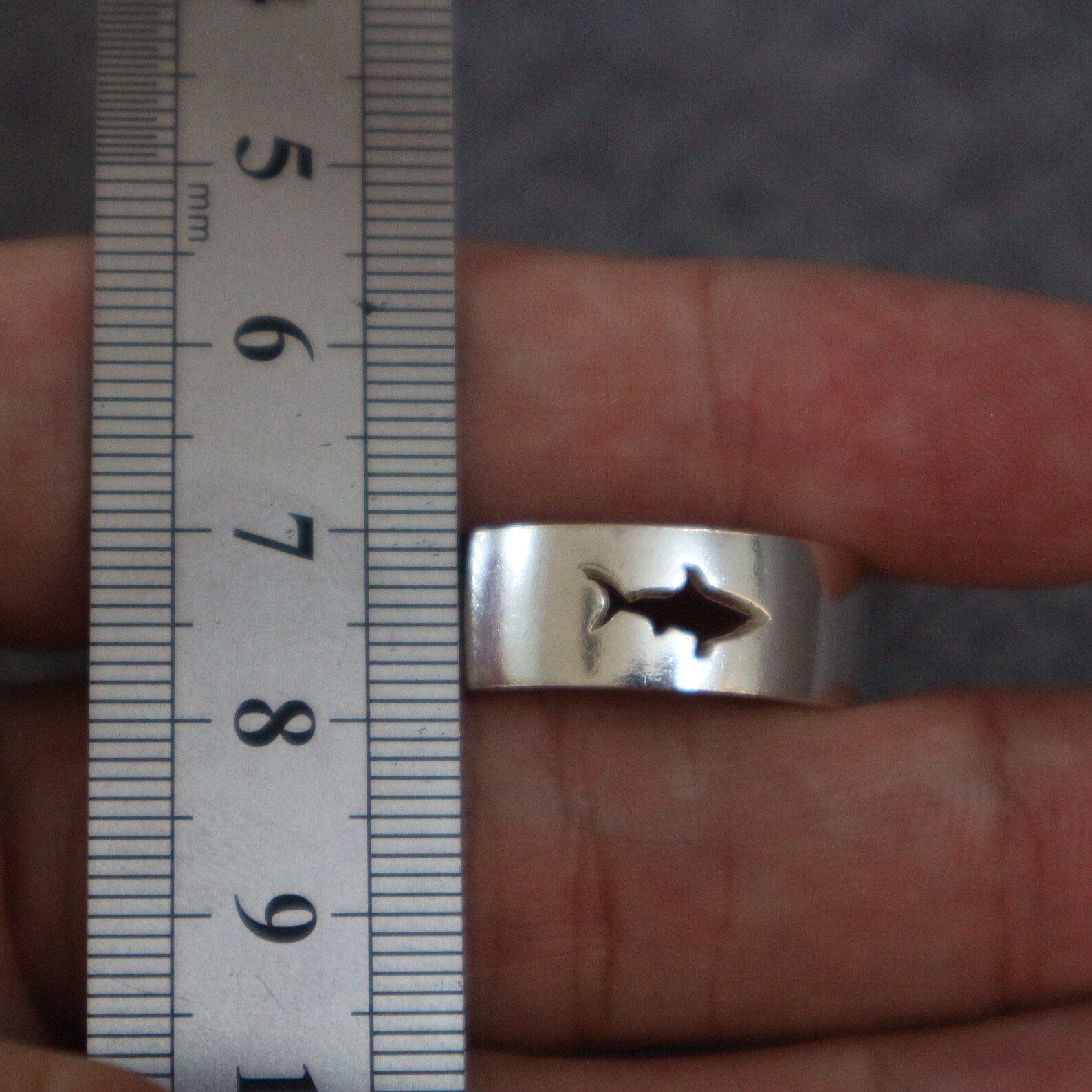 Sterling Silver Shark Ring for 2 Set Shark Jewelry Shark | Etsy