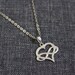 Polyamory Heart Infinity Necklace Infinity Jewelry, Polyamory Necklace ...