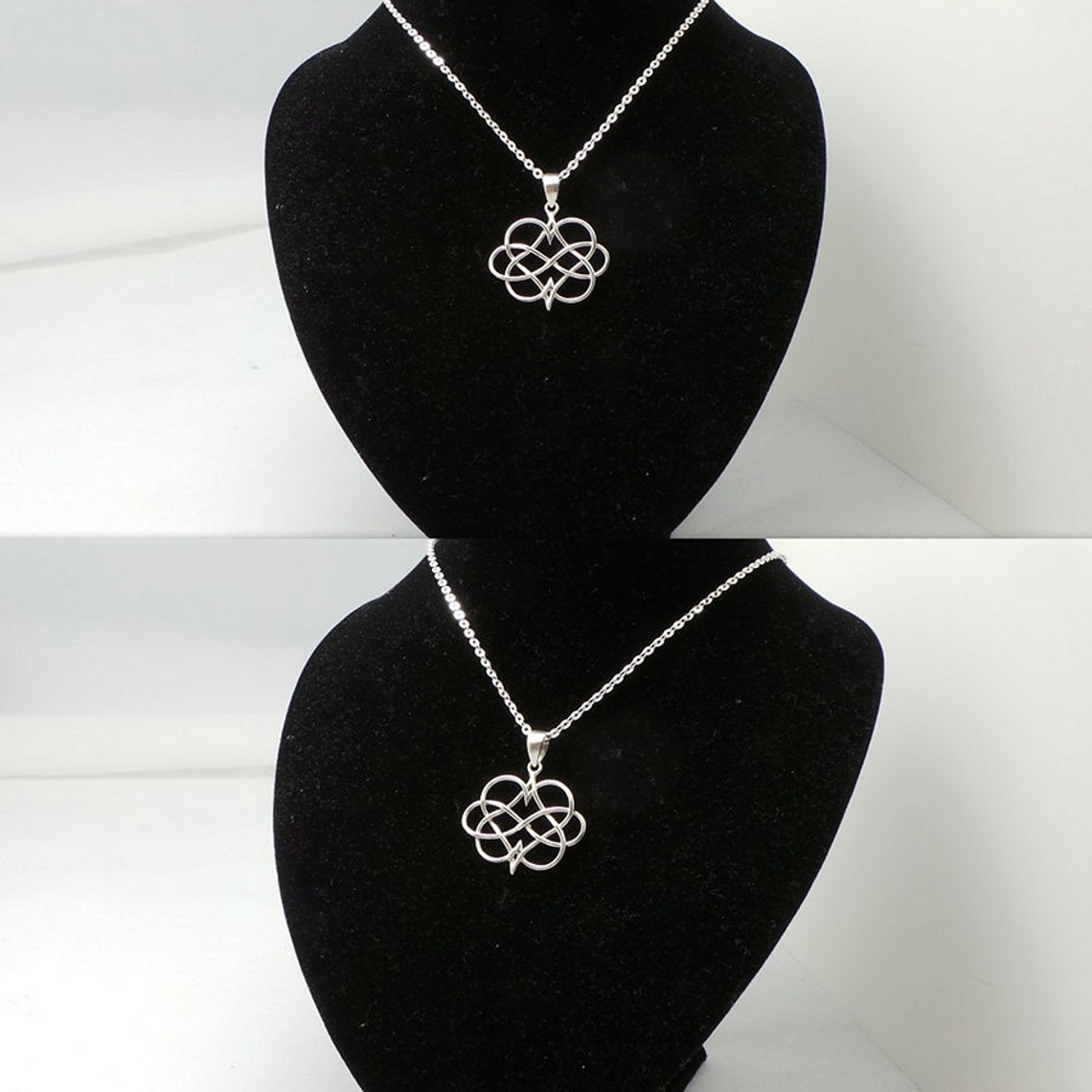 Silver Polyamory Necklace Polyamory Pride Jewelry Triple | Etsy