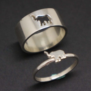 Elephant Ring - Couple Ring, Promise Ring, Elephant Jewelry ...