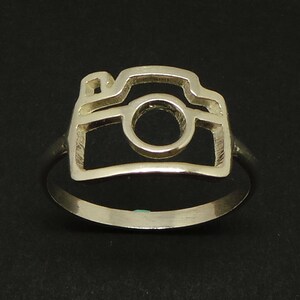Silver Camera Ring - Camera Jewelry, Travel Jewelry, Travel Ring ...