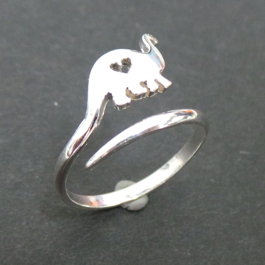 Silver Brachiosaurus Dinosaur Ring Dino Kids Children | Etsy