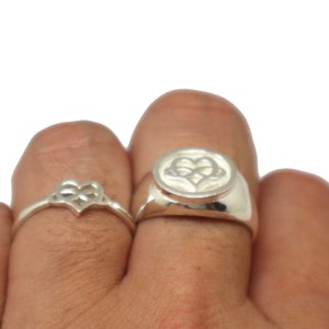 Silver Polyamory Throuple Ring - Polyamory Jewelry, Polyamorous ...
