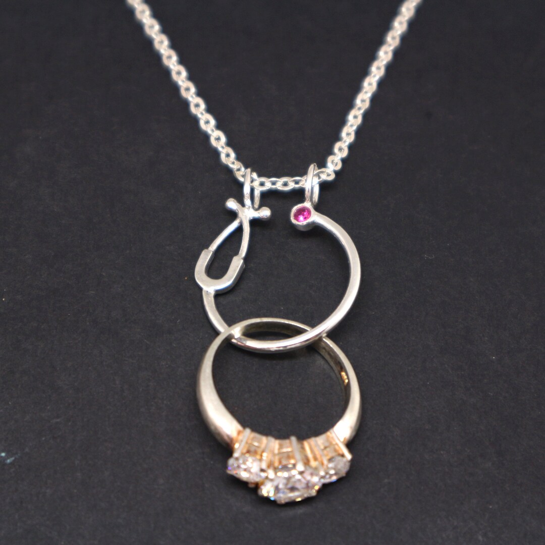 Nurse Ring Holder Necklace - Stethoscope Necklace, Registered Rn Nurse ...