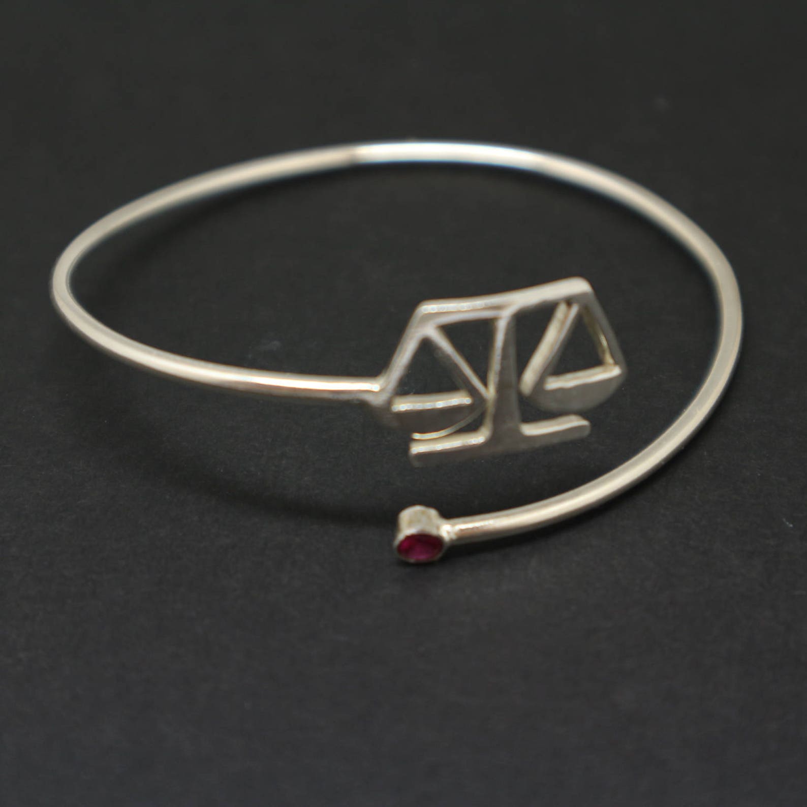 Silver Lawyer Scale of Justice Bracelet - Lawyer Jewelry, Graduation ...