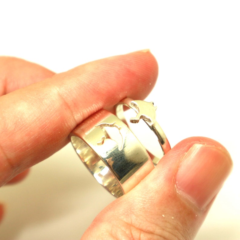 Stingray Matching Ring for Couples Anniversary Promise Ring - Etsy