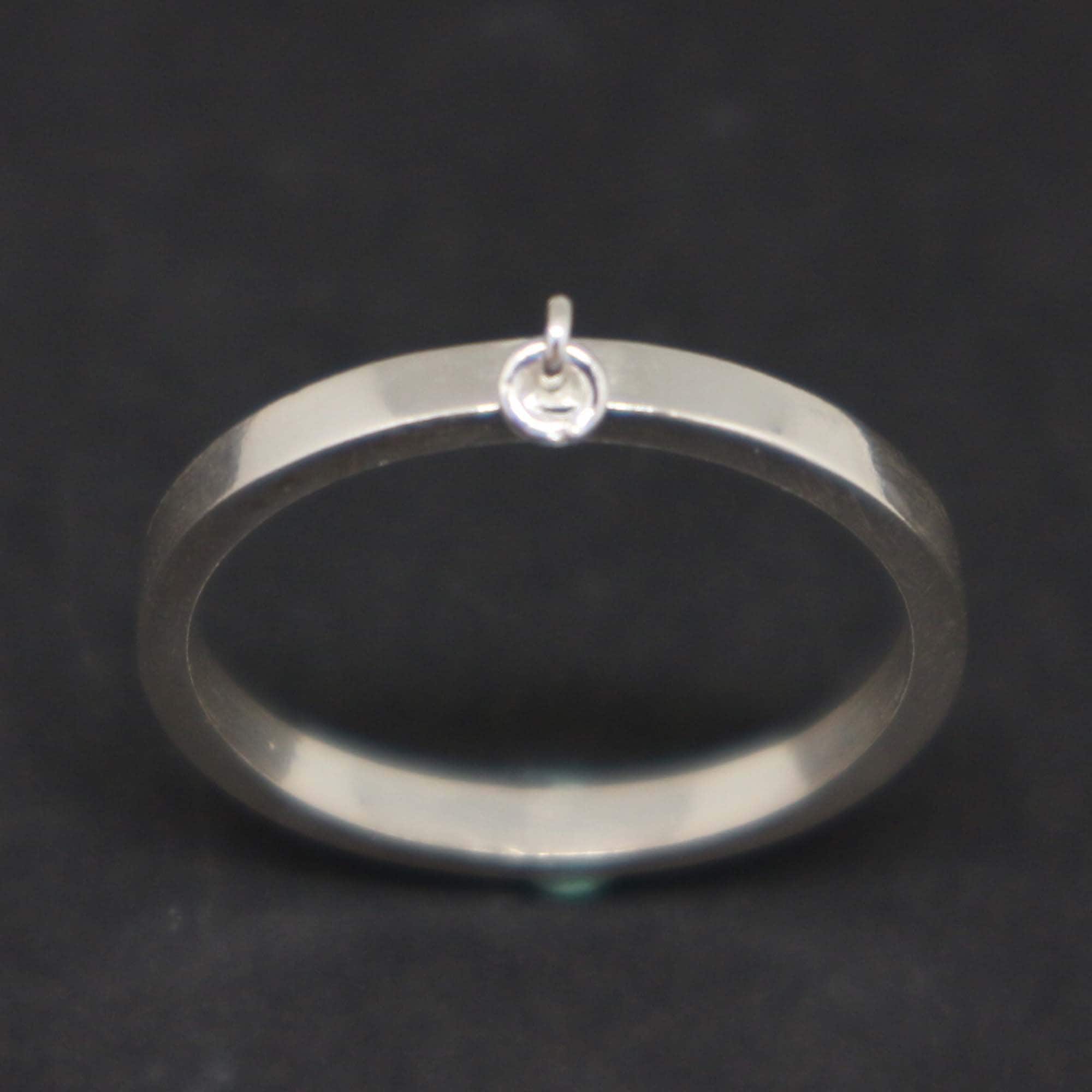 Dainty Silver Slave Ring of O Ring - Dominant Gift, Bondage Ring, Bdsm ...