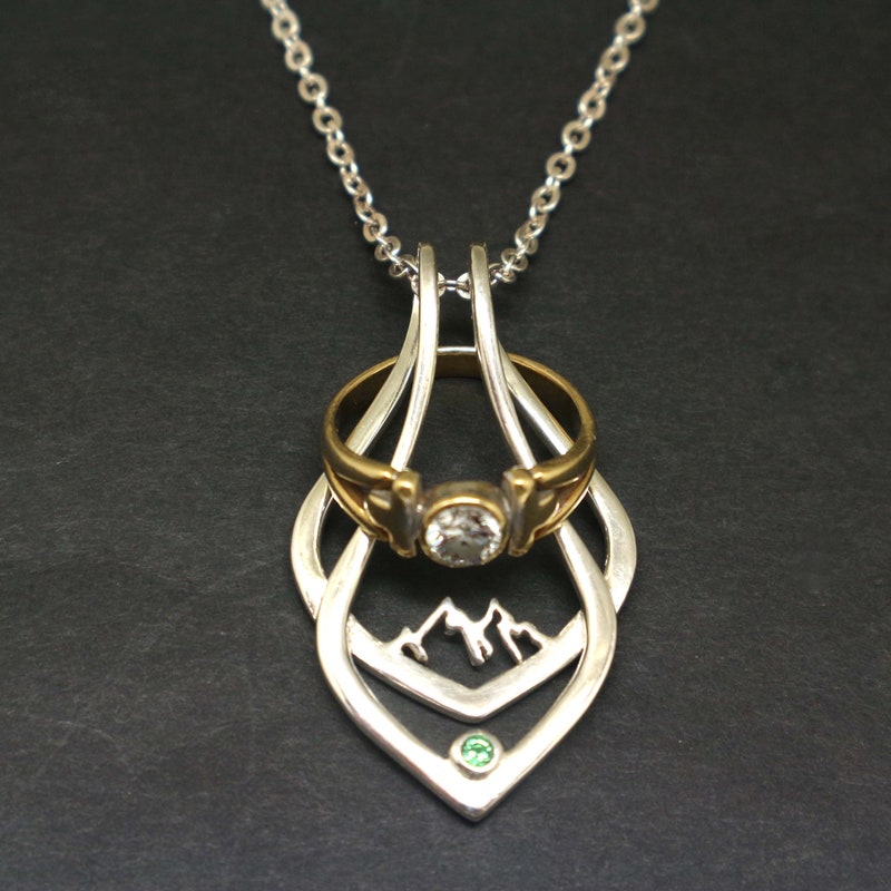 Ring Holder Necklace - Etsy