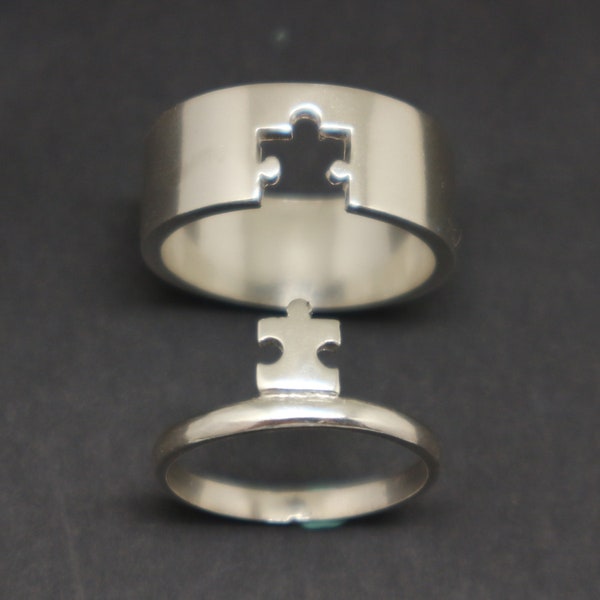 Silver Puzzle Ring - Etsy