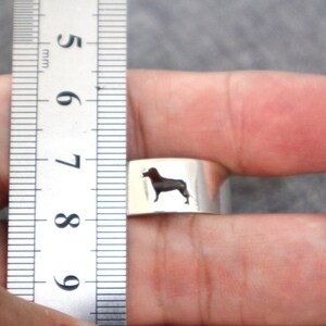 Dog Couple Set Promise Ring Custom Dog Jewelry His and Her - Etsy