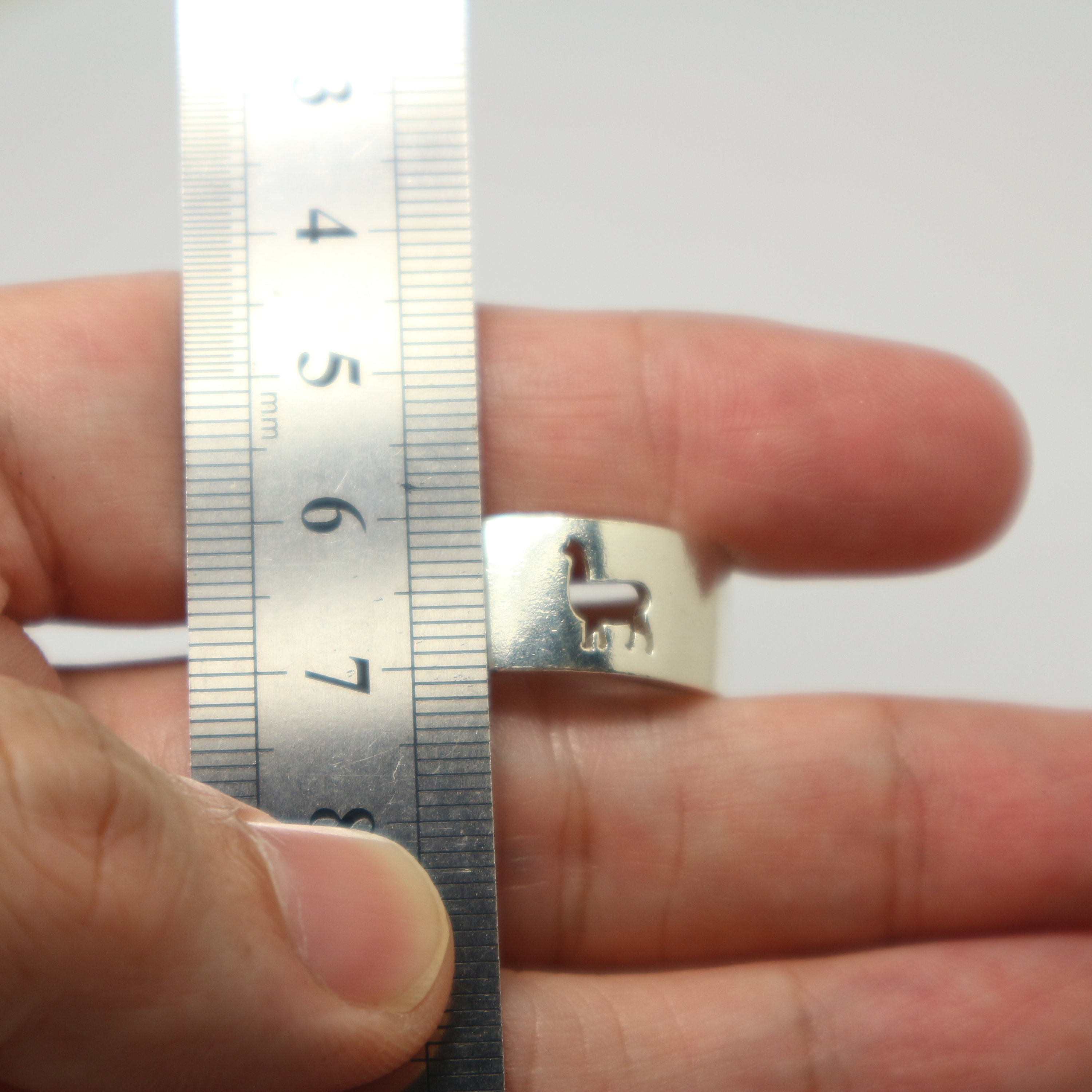 Llama Promise Ring for Couples Alpaca Animal Jewelry | Etsy